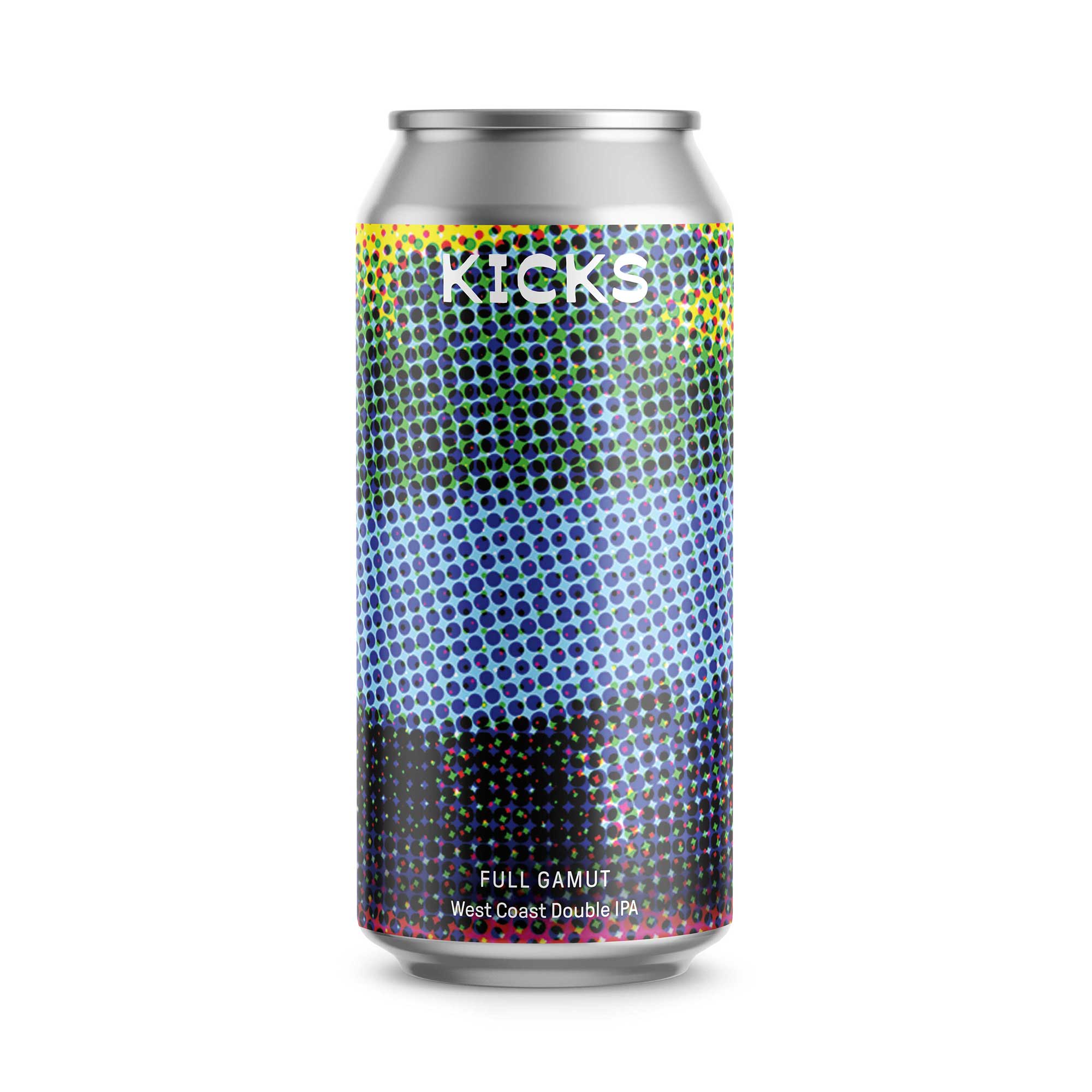 Full Gamut West Coast Double IPA – Kicks Brewing